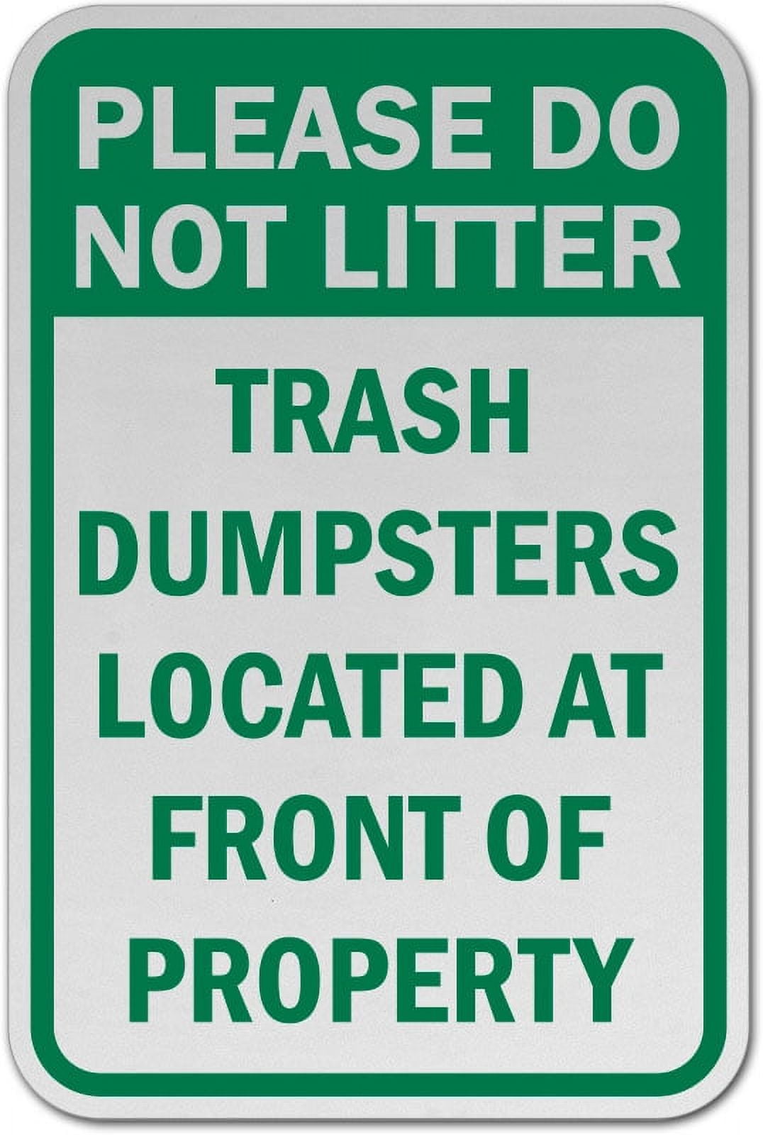 Vinyl Stickers - Please Do Not Litter Sign U7 - Safety and Warning ...