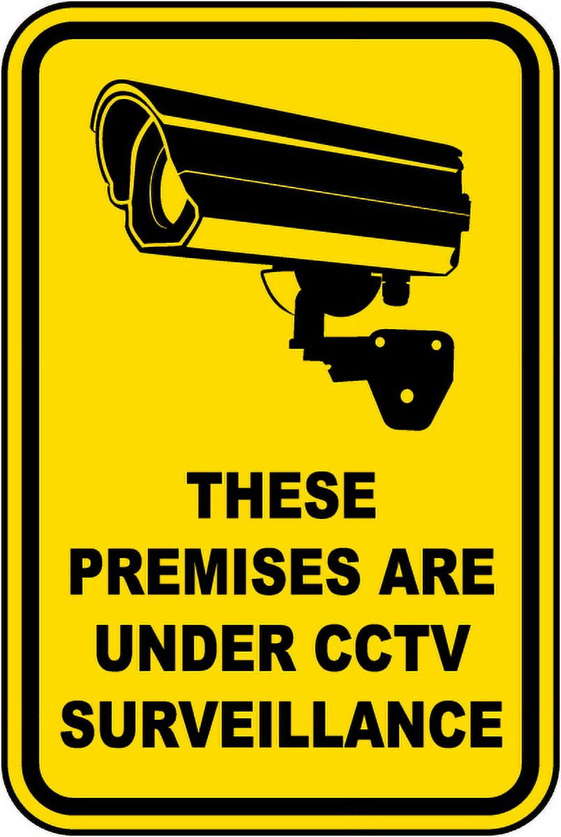 Vinyl Stickers - Premises are Under Surveillance Sign - Safety and ...