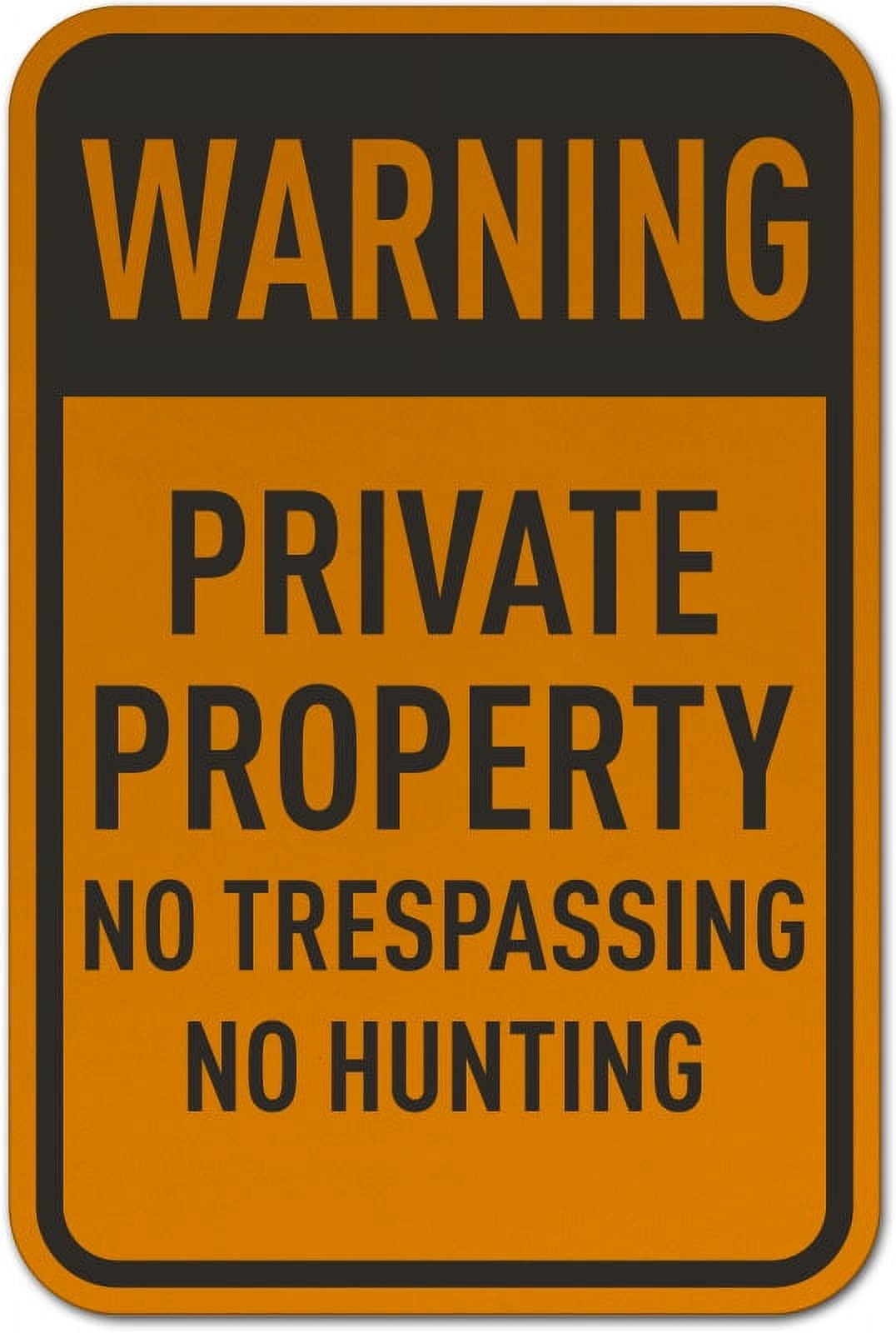 Vinyl Stickers - Private Property No Trespassing Sign 8 - Safety and ...