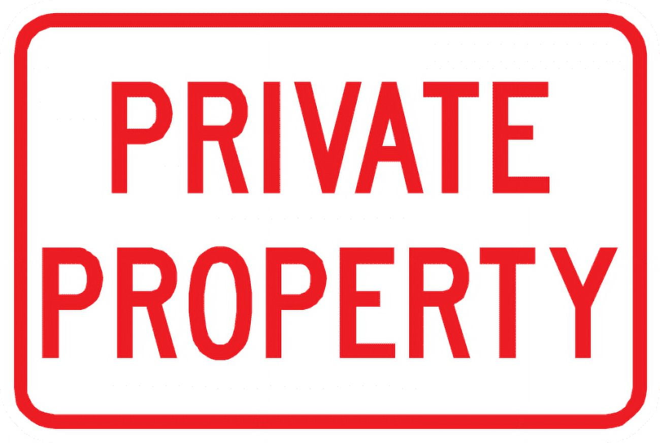 Vinyl Stickers - Private Property Sign - Safety and Warning Warehouse ...