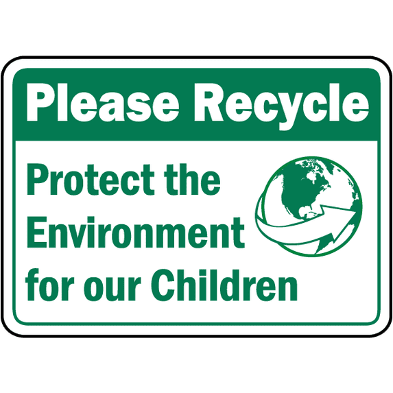 Vinyl Stickers - Protect The Environment Sign - Safety and Warning ...