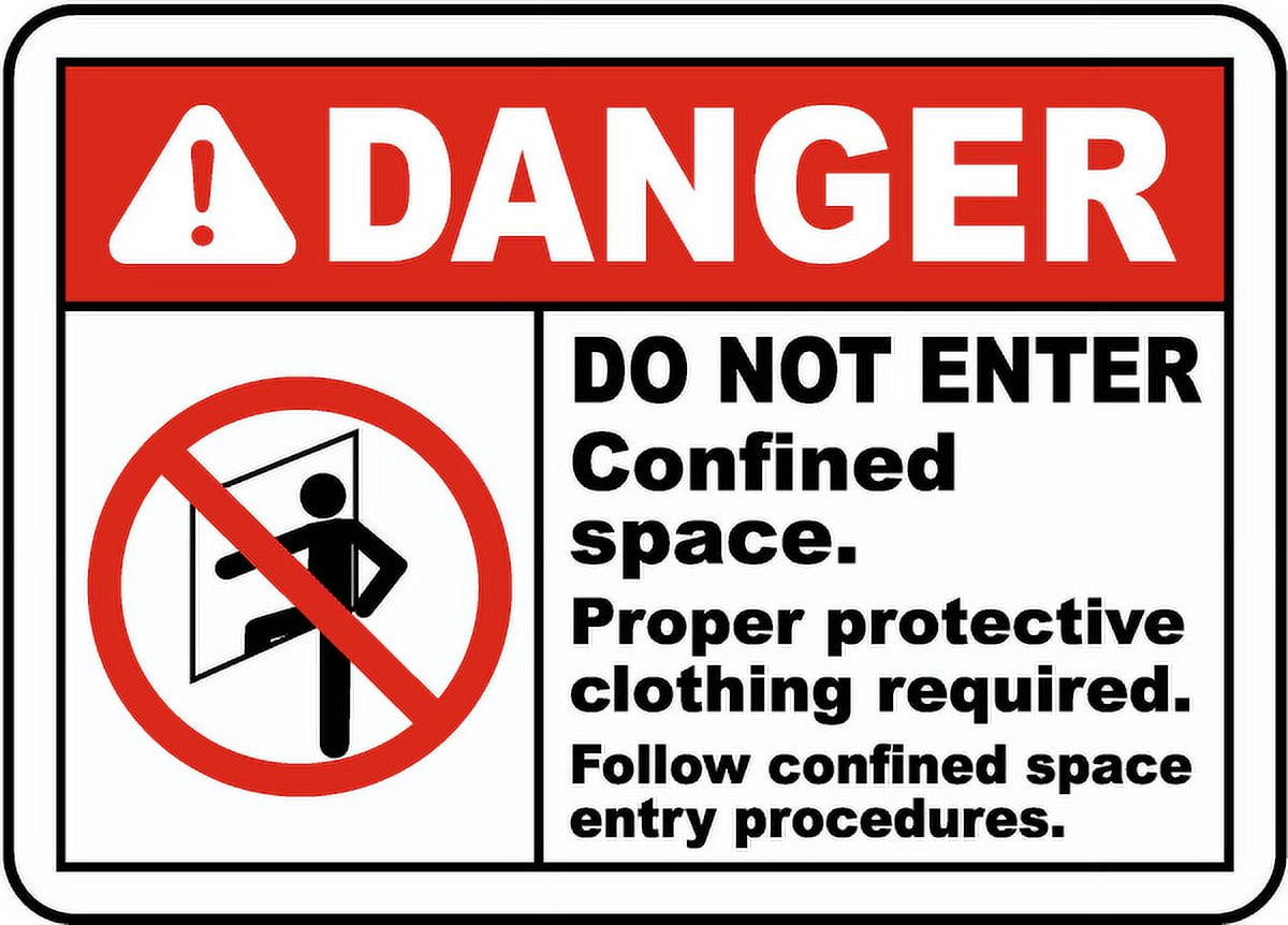 Vinyl Stickers - Protective Clothing Required Sign Z2 - Safety and ...