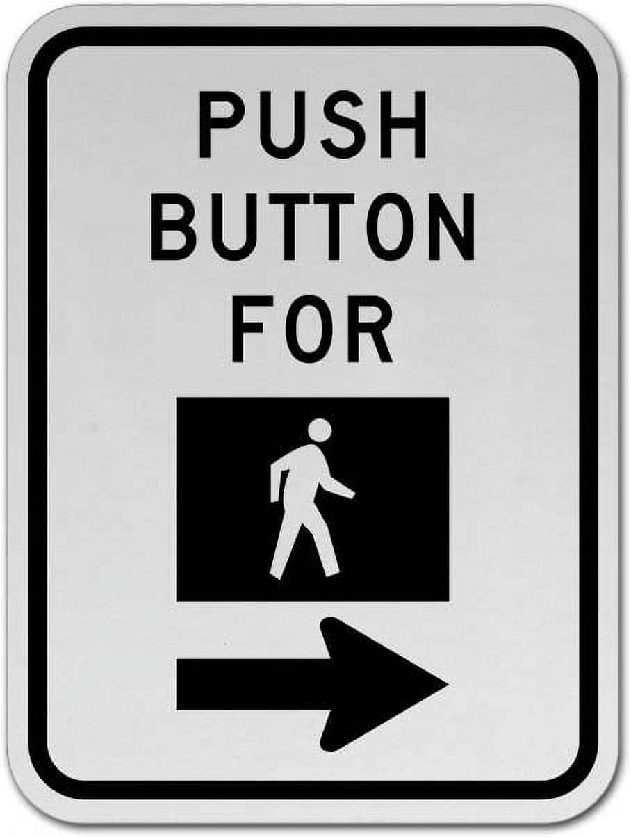 Vinyl Stickers - Push Button for Signal Sign Z4 - Safety and Warning ...