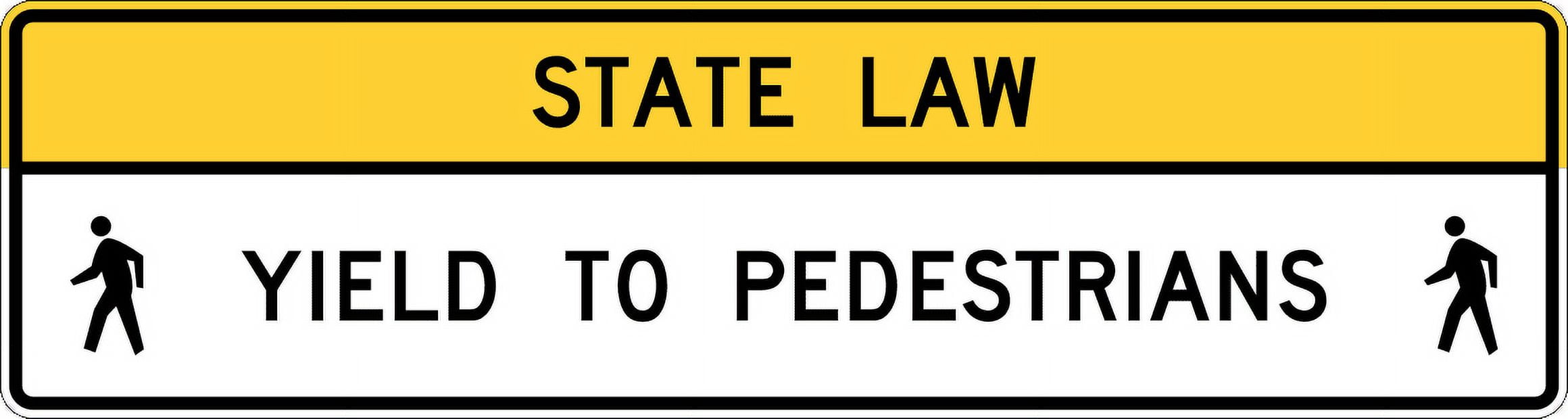 Vinyl Stickers - R1-9: Overhead Ped Crossing - Safety and Warning ...