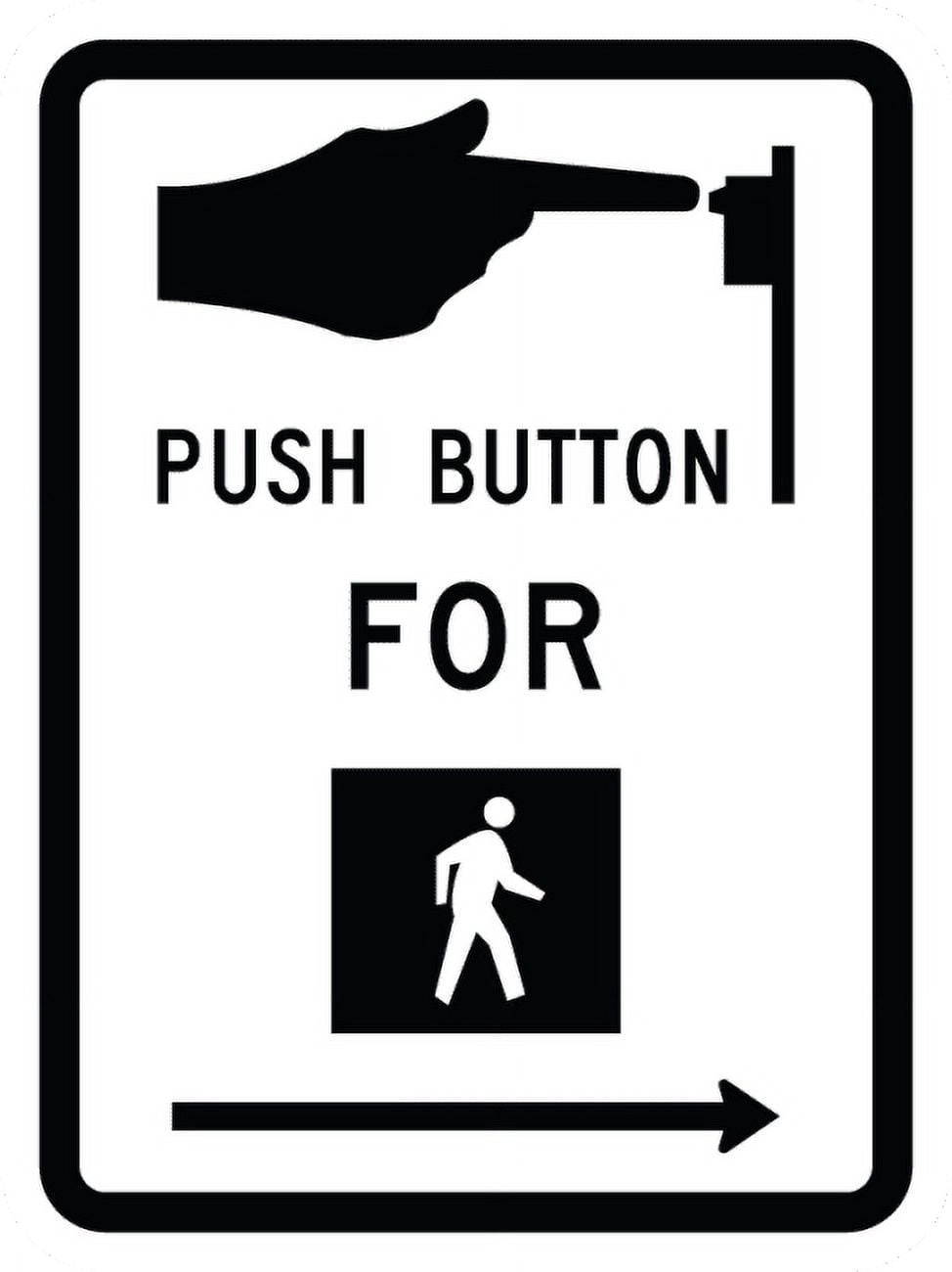 Vinyl Stickers - R10-3-Pedestrian Signs and Plaques - Safety and ...