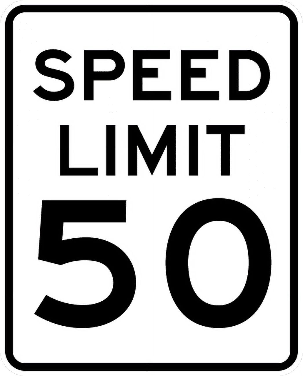 Vinyl Stickers - R2-1-Speed Limit Sign - Safety and Warning Warehouse ...