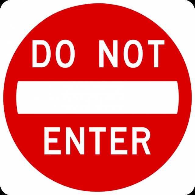 Vinyl Stickers - R5-1-Do Not Enter Sign - Safety and Warning Warehouse ...