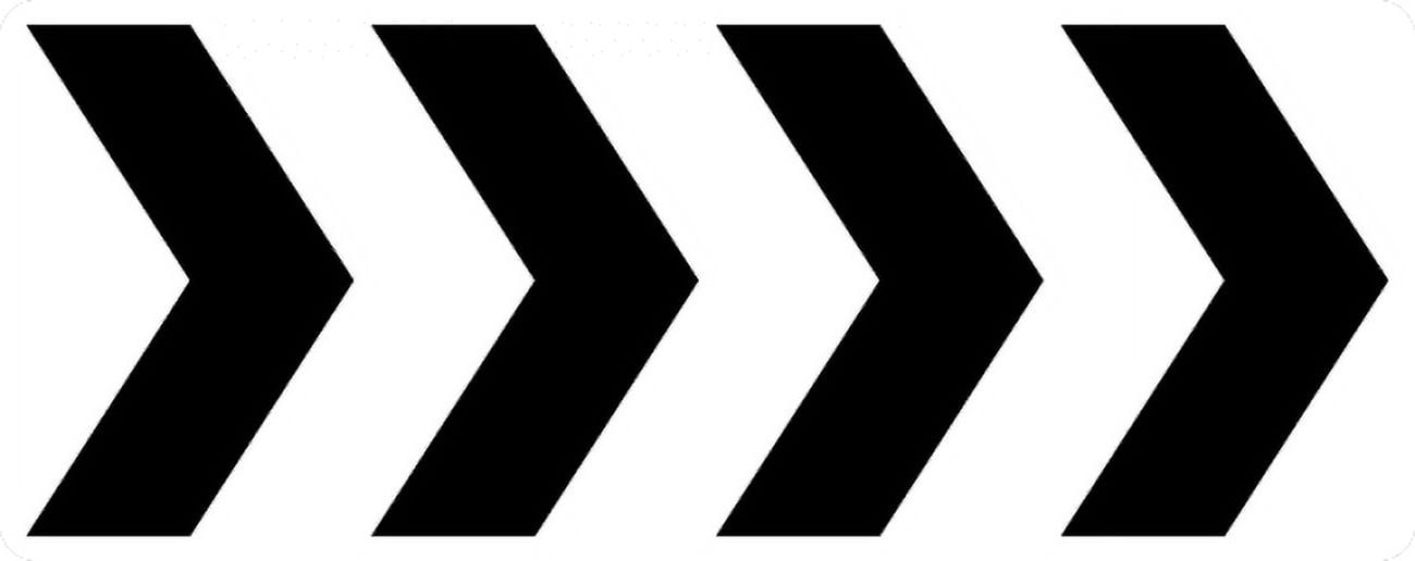 Vinyl Stickers - R6-4b-Roundabout Directional(4 Chevrons) Sign - Safety ...
