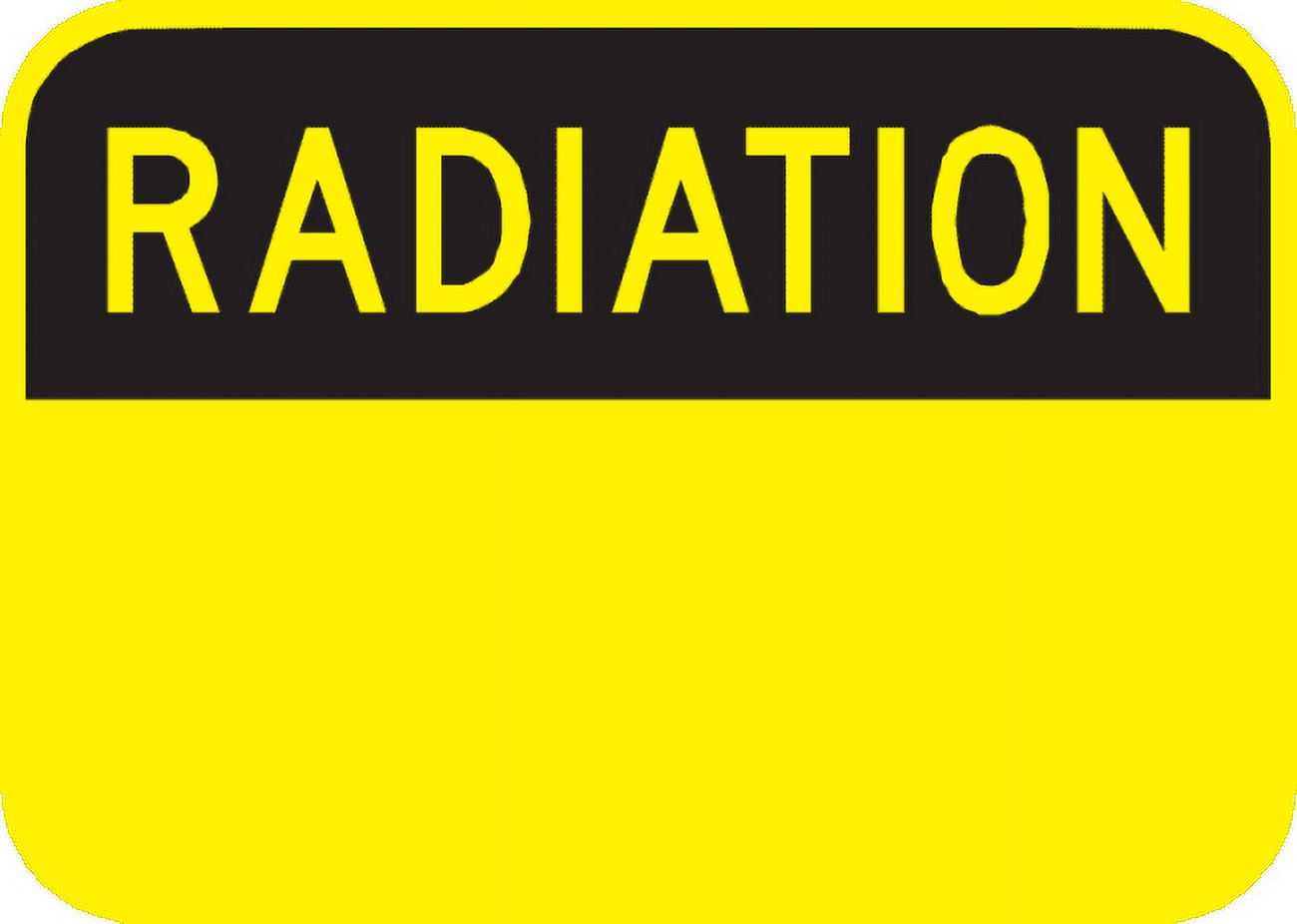 Vinyl Stickers - Radiation Sign - Safety and Warning Warehouse Signs ...