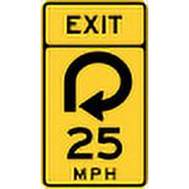 Vinyl Stickers - Ramp Speed Advisory Z9 - Safety and Warning Warehouse ...