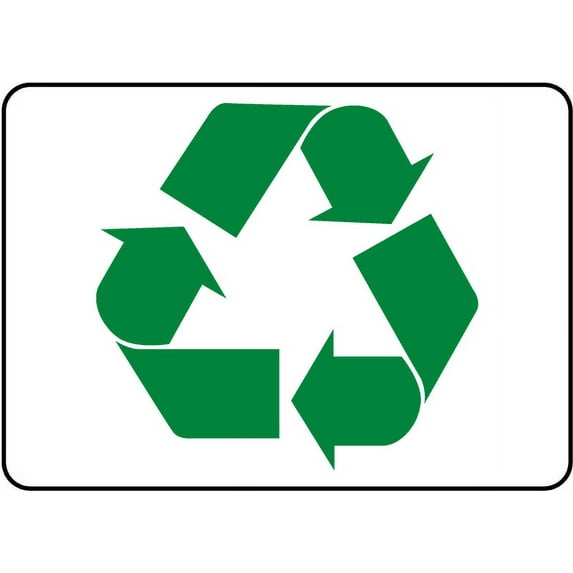 Vinyl Stickers - Recycle Symbol Sign - Safety and Warning Warehouse ...