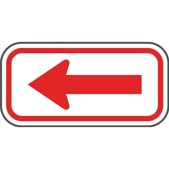 Vinyl Stickers - Red Arrow Sign A8 - Safety and Warning Warehouse Signs ...