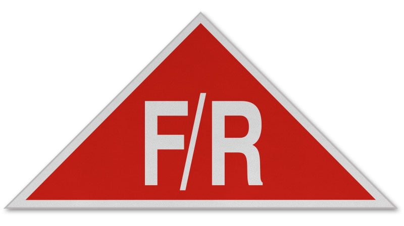 Vinyl Stickers - Red/White NJ Floor/Roof Truss Sign - Safety and ...