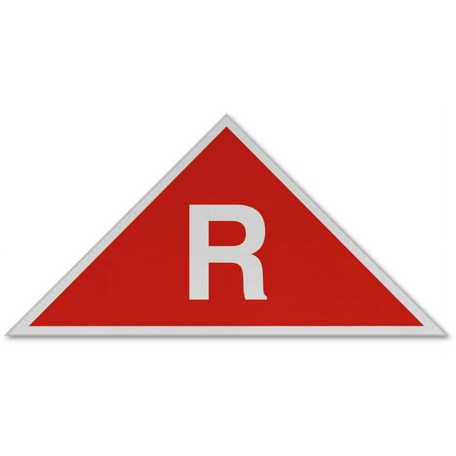 Vinyl Stickers - Red/White NJ Roof Truss Sign - Safety and Warning ...