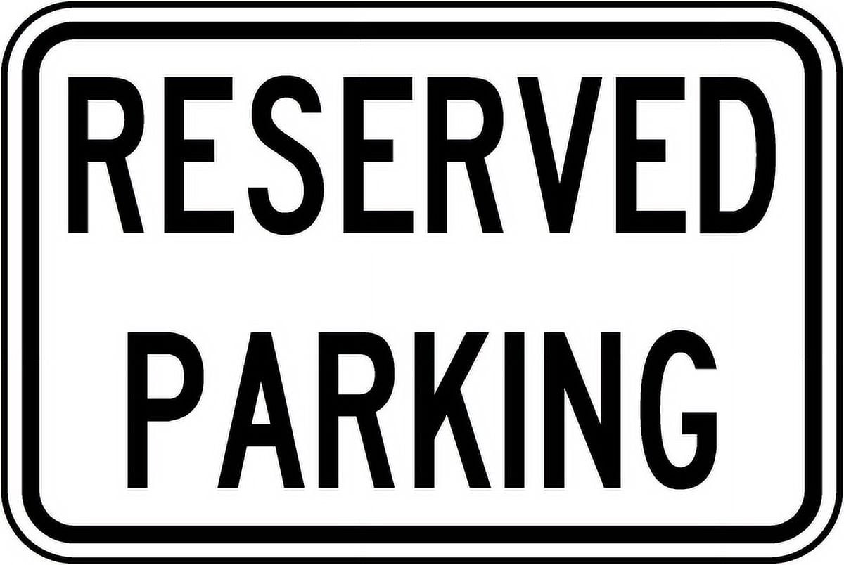 Vinyl Stickers - Reserved Parking Sign 1 - Safety and Warning Warehouse ...