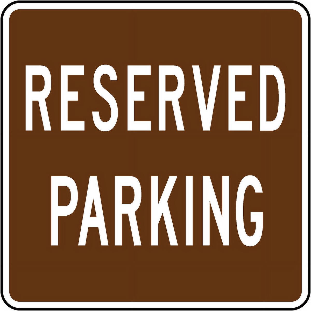 Vinyl Stickers - Reserved Parking Sign 2 - Safety and Warning Warehouse ...