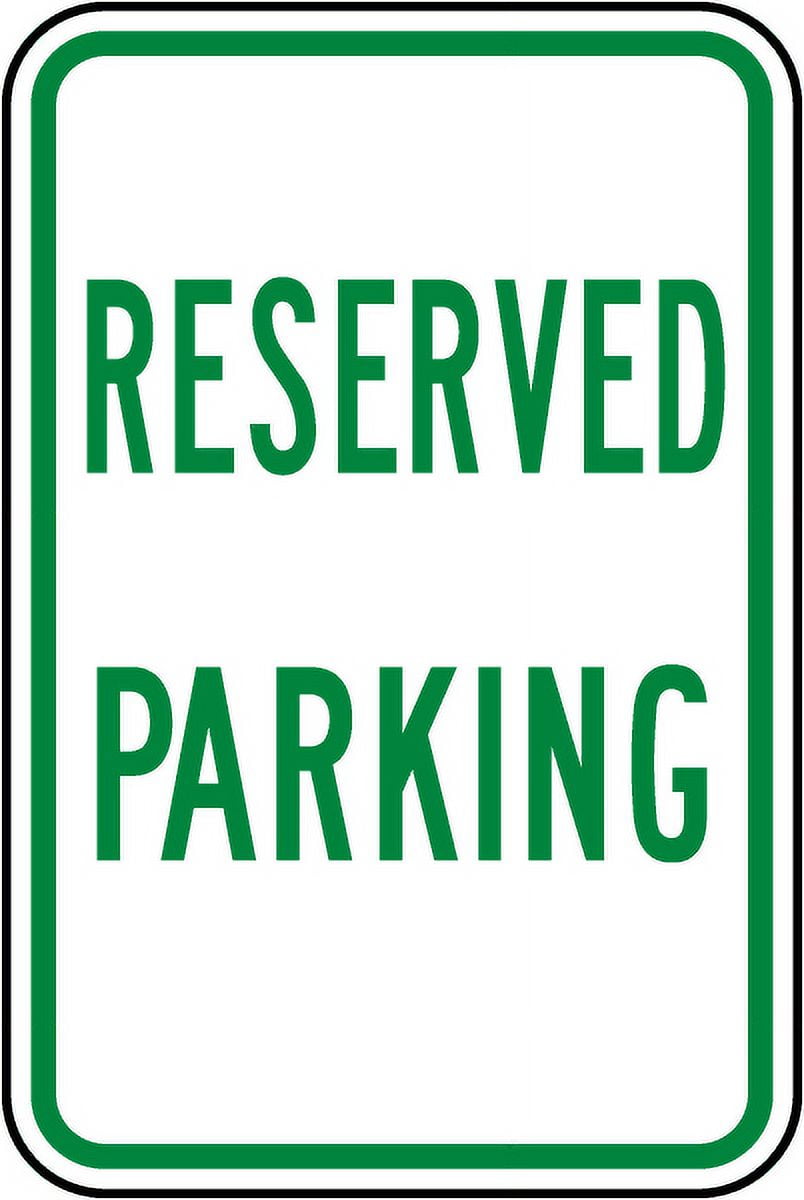 Vinyl Stickers - Reserved Parking Sign - Safety and Warning Warehouse ...