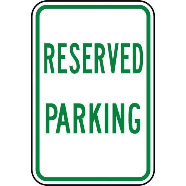Vinyl Stickers - Reserved Parking Sign - Safety and Warning Warehouse ...