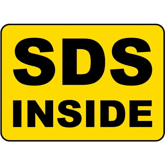 Vinyl Stickers - SDS Inside Sign H7 - Safety and Warning Warehouse ...