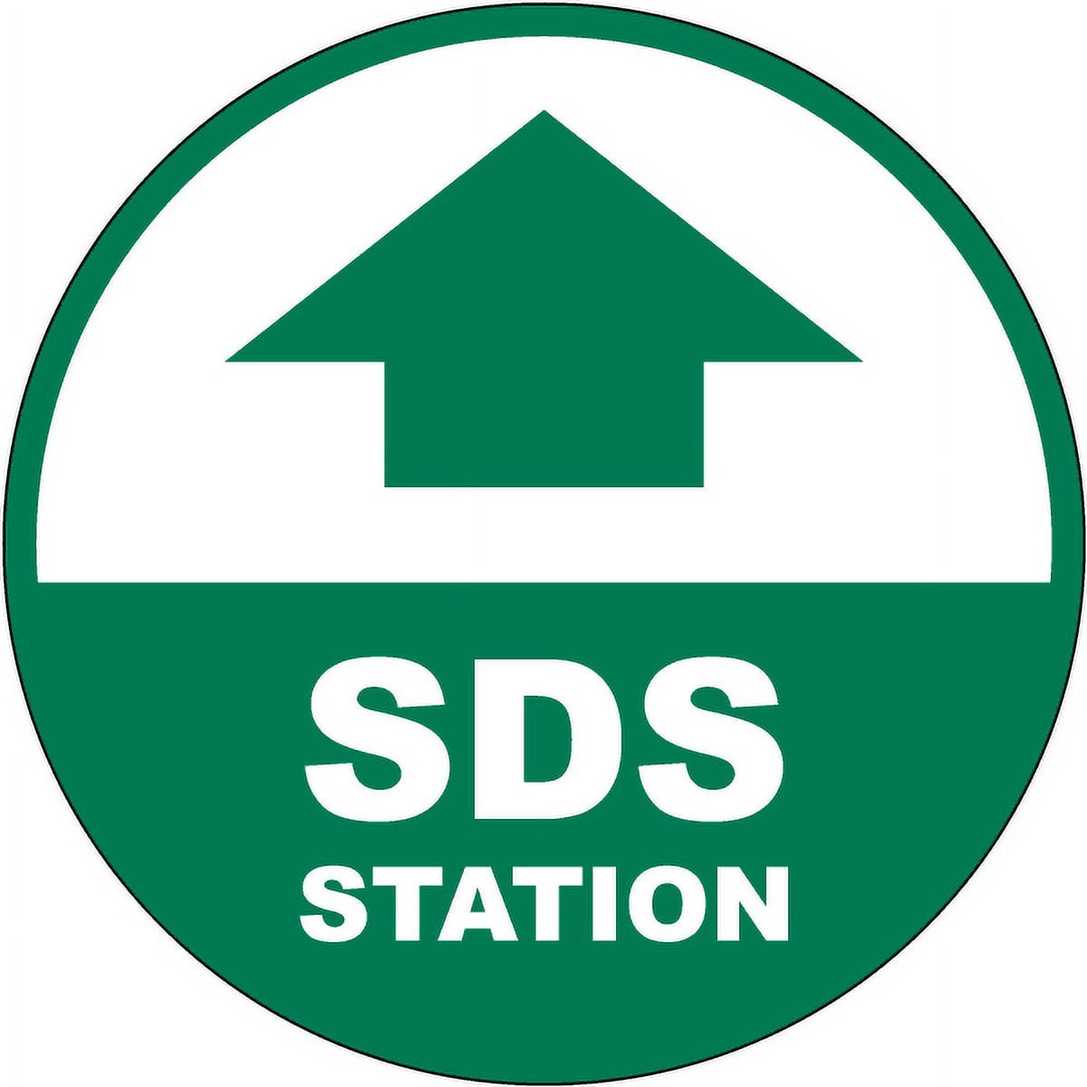 Vinyl Stickers - SDS Station Floor Sign - Safety and Warning Warehouse ...