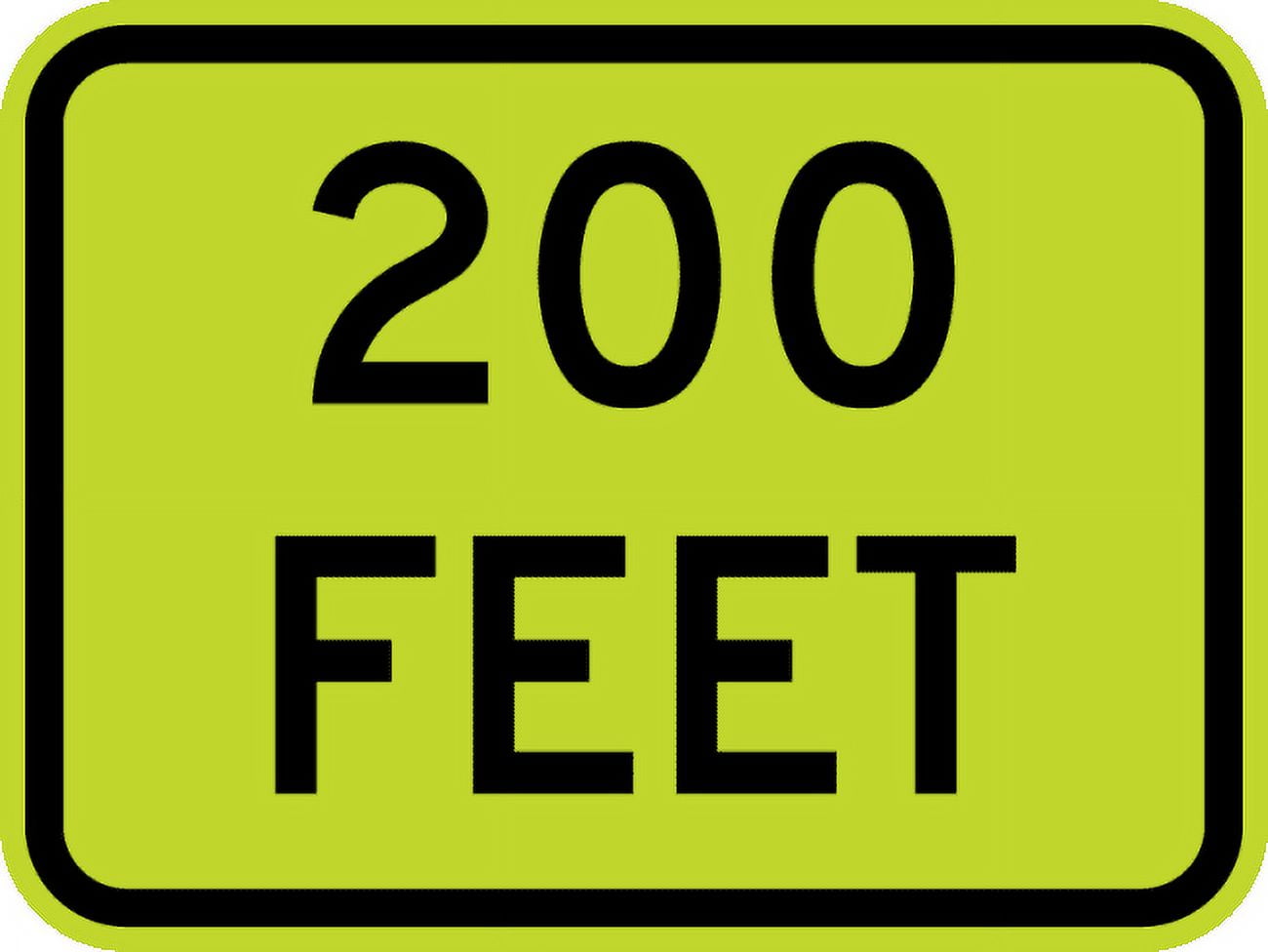 Vinyl Stickers - SW16-2P-XX Feet Sign - Safety and Warning Warehouse ...