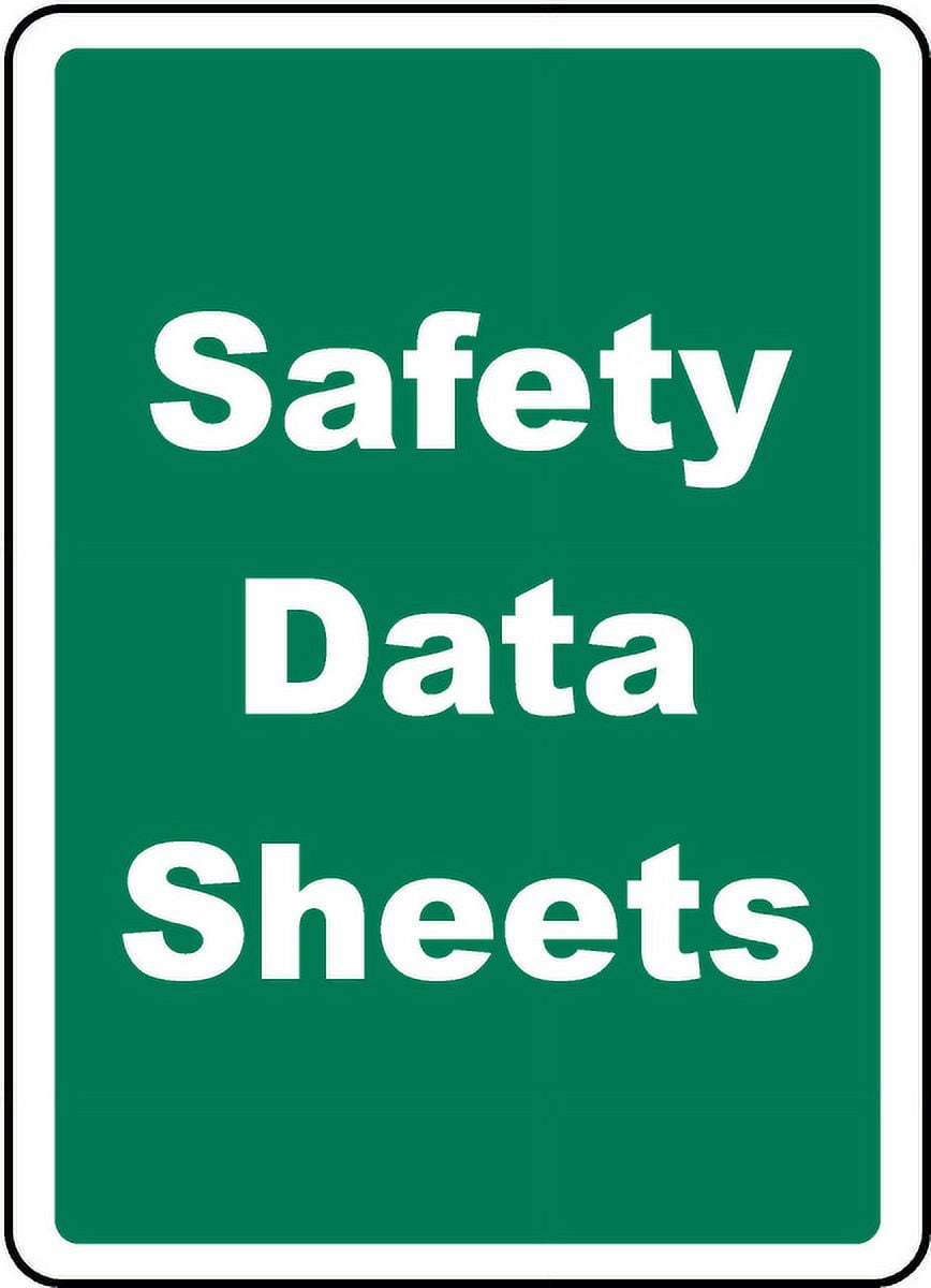 Vinyl Stickers - Safety Data Sheets Sign H2 - Safety and Warning ...
