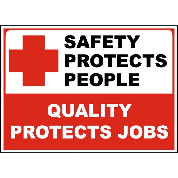 Vinyl Stickers - Safety Protects People Sign - Safety and Warning ...