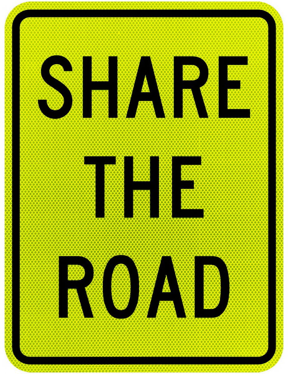 Vinyl Stickers - Share The Road Sign - Safety and Warning Warehouse ...