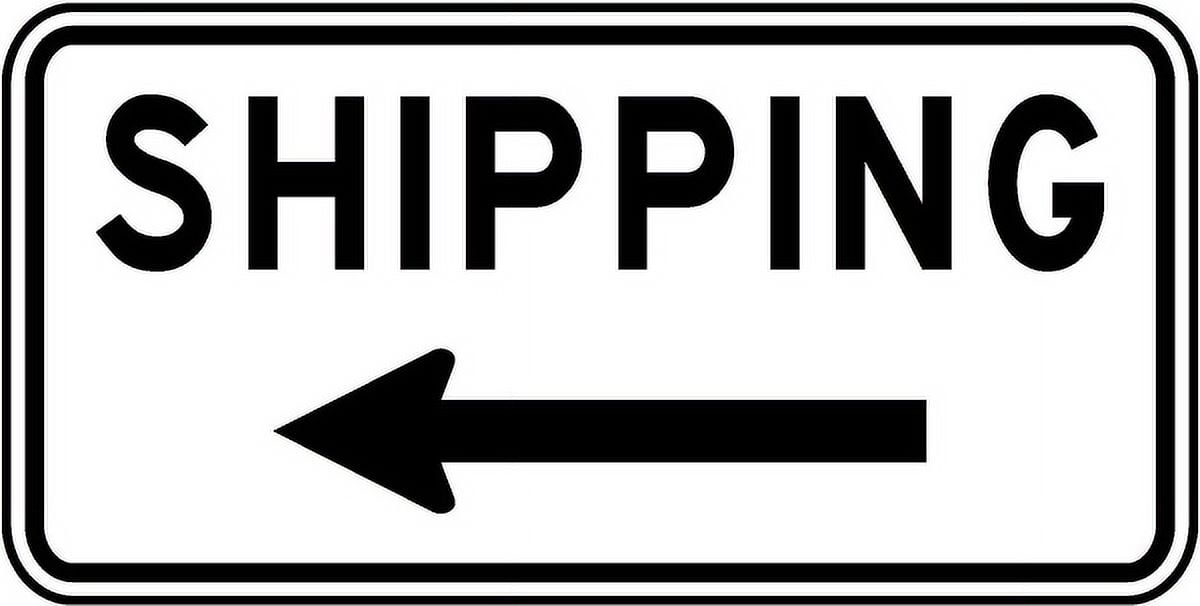 Vinyl Stickers - Shipping (Left Arrow) Sign J3 - Safety and Warning ...