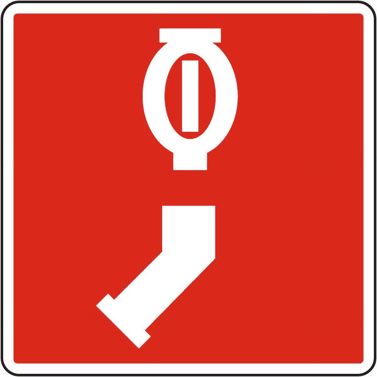 Vinyl Stickers - Single Automatic Sprinkler Connection Sign - Safety ...