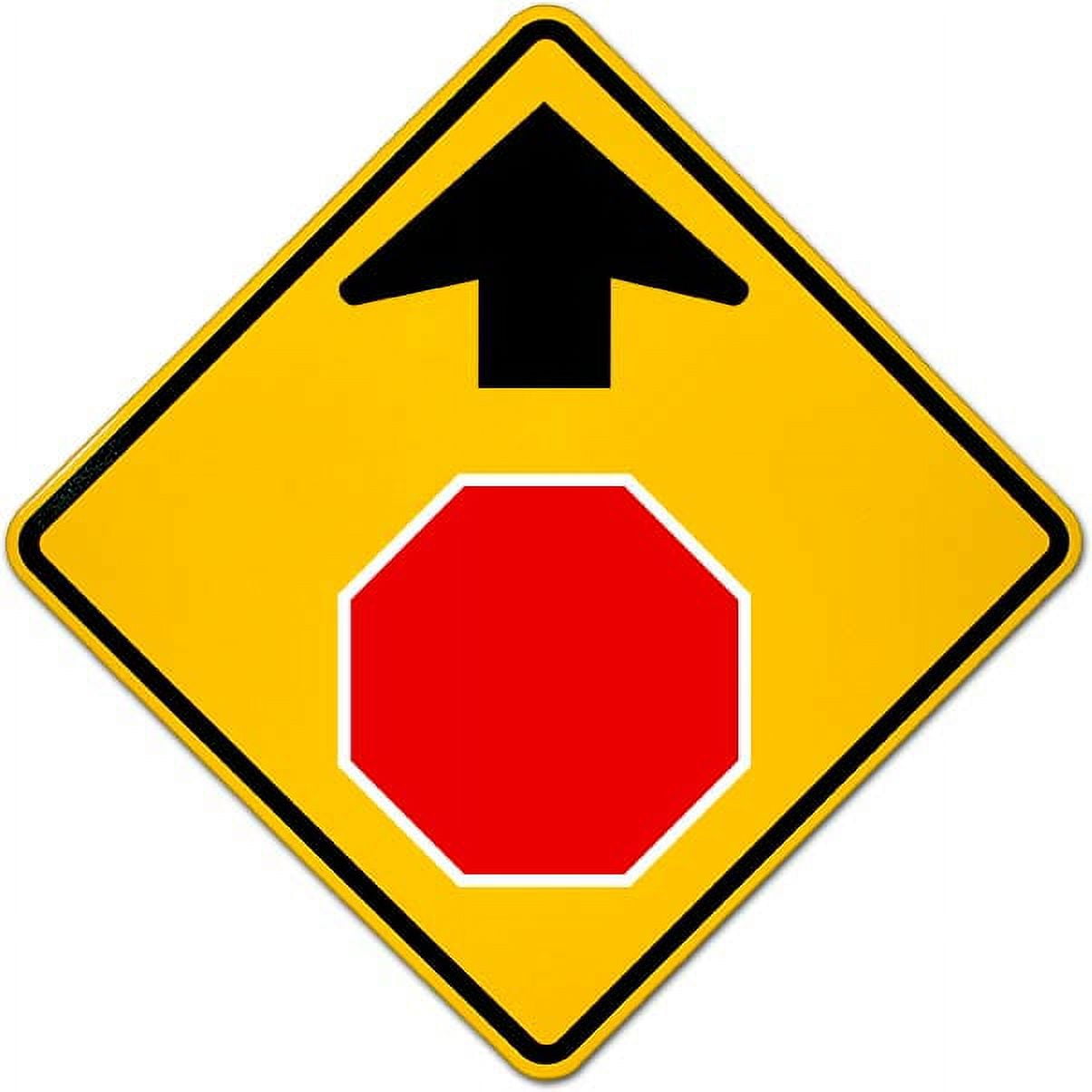 Vinyl Stickers - Stop Ahead Sign - Safety and Warning Warehouse Signs ...