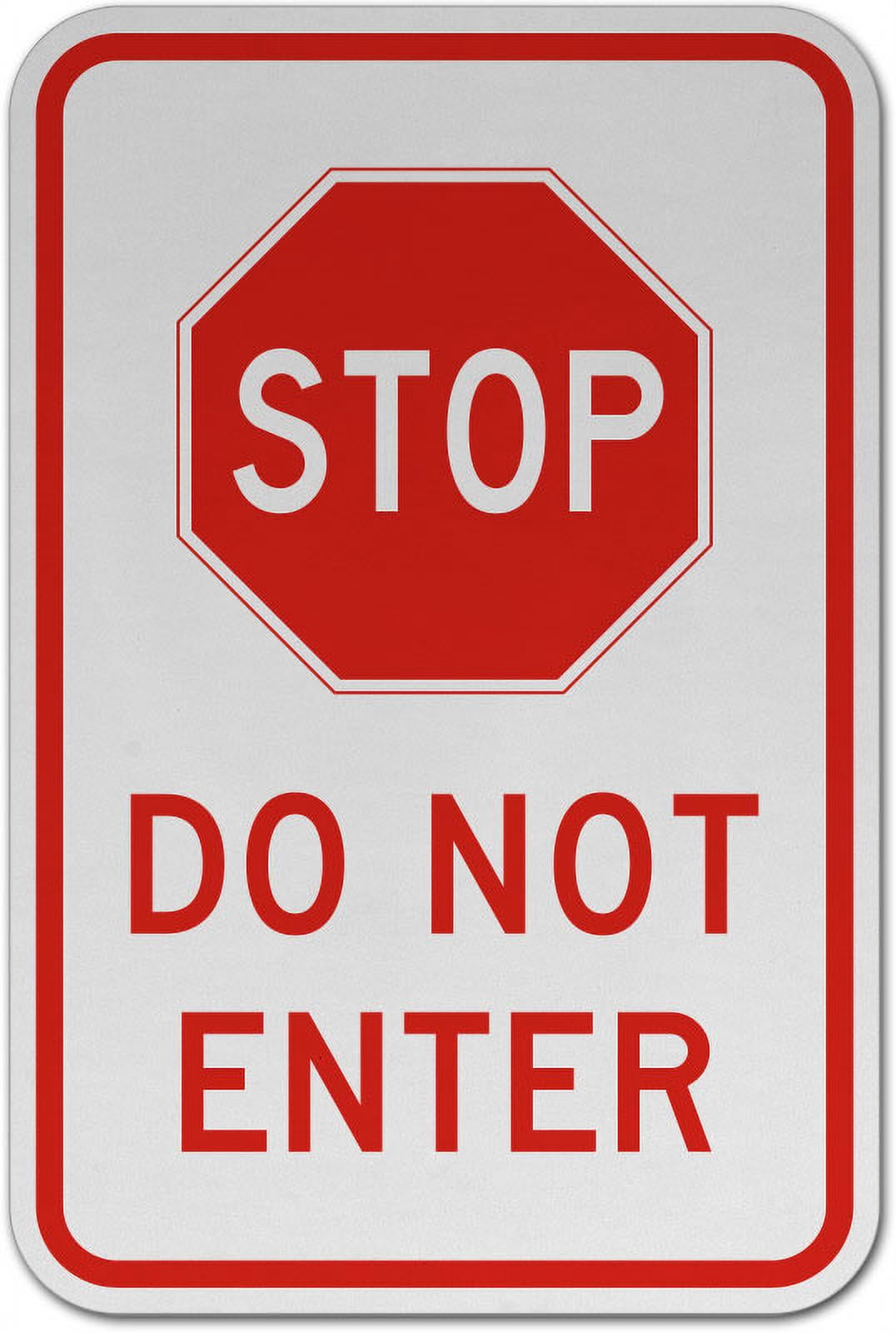 Vinyl Stickers - Stop Do Not Enter Sign N1 - Safety and Warning ...