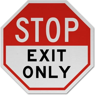 Vinyl Stickers - Stop Do Not Enter Sign M9-Safety and Warning Warehouse ...