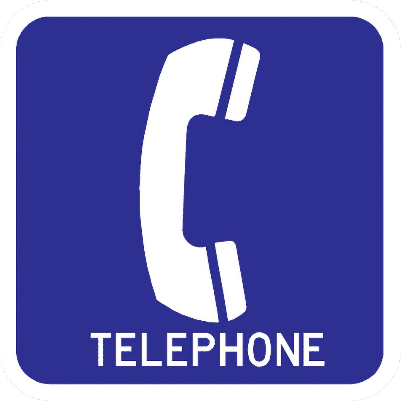 Vinyl Stickers - Telephone Sign - Safety and Warning Warehouse Signs ...