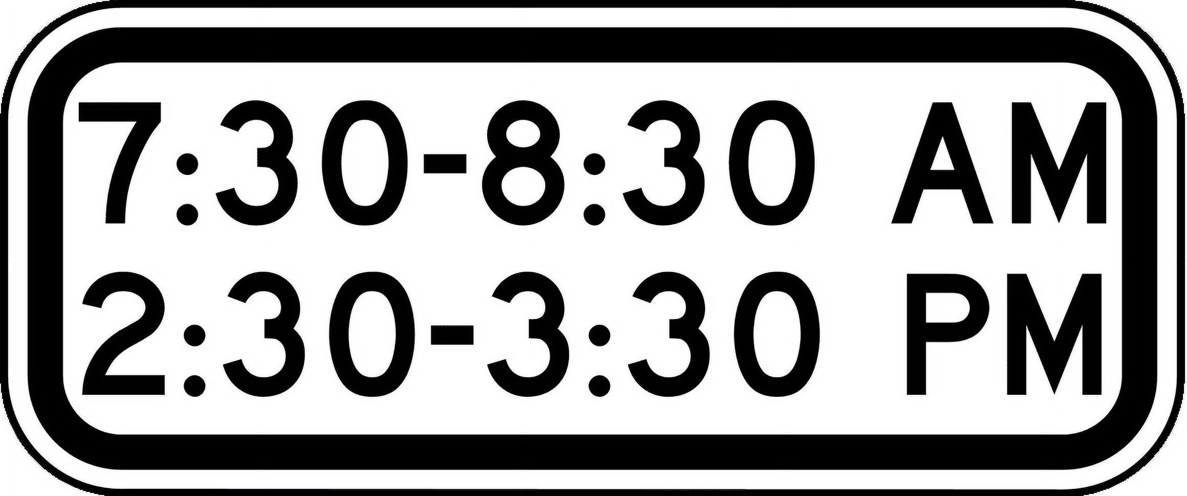 Vinyl Stickers - Time of Day (Plaque) - Safety and Warning Warehouse ...