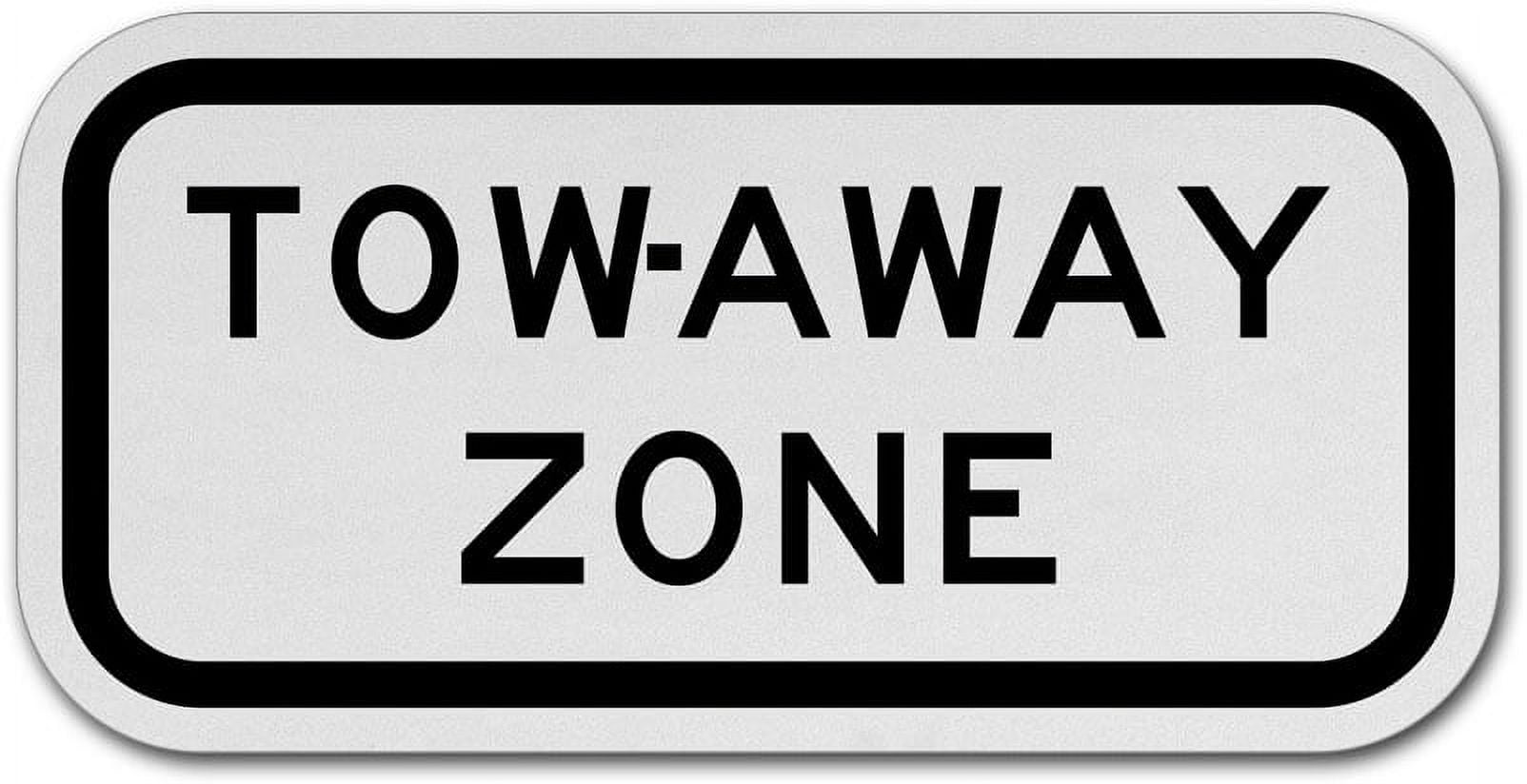 Vinyl Stickers - Tow Away Zone Sign R2 - Safety and Warning Warehouse ...