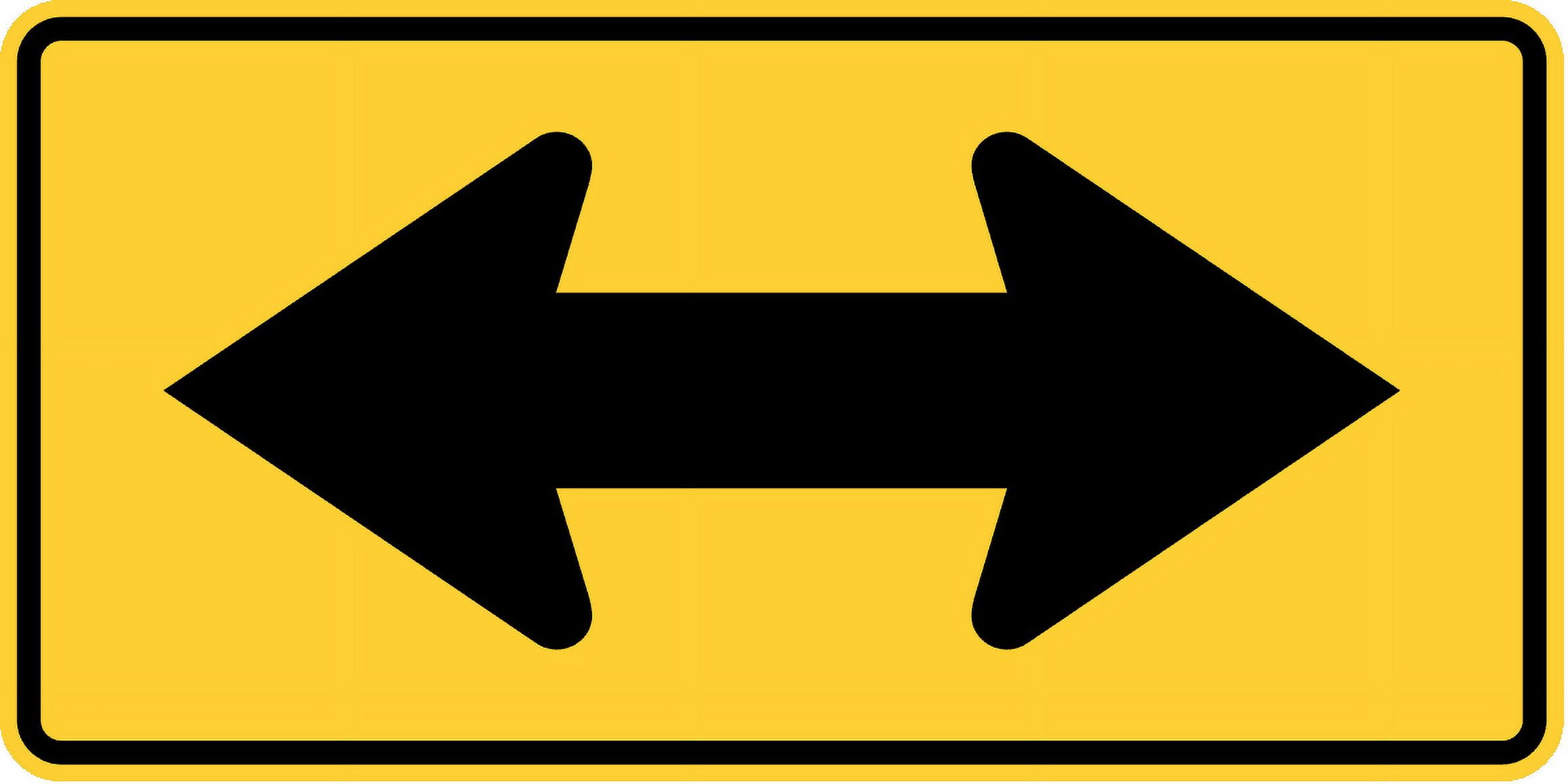 Vinyl Stickers - Two Directional Arrow - Safety and Warning Warehouse ...