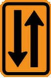 Vinyl Stickers - Two Way Traffic Divider - Safety and Warning Warehouse ...