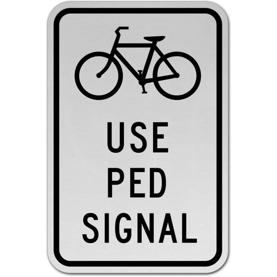 Vinyl Stickers - Use Pedestrian Signal Sign - Safety and Warning ...