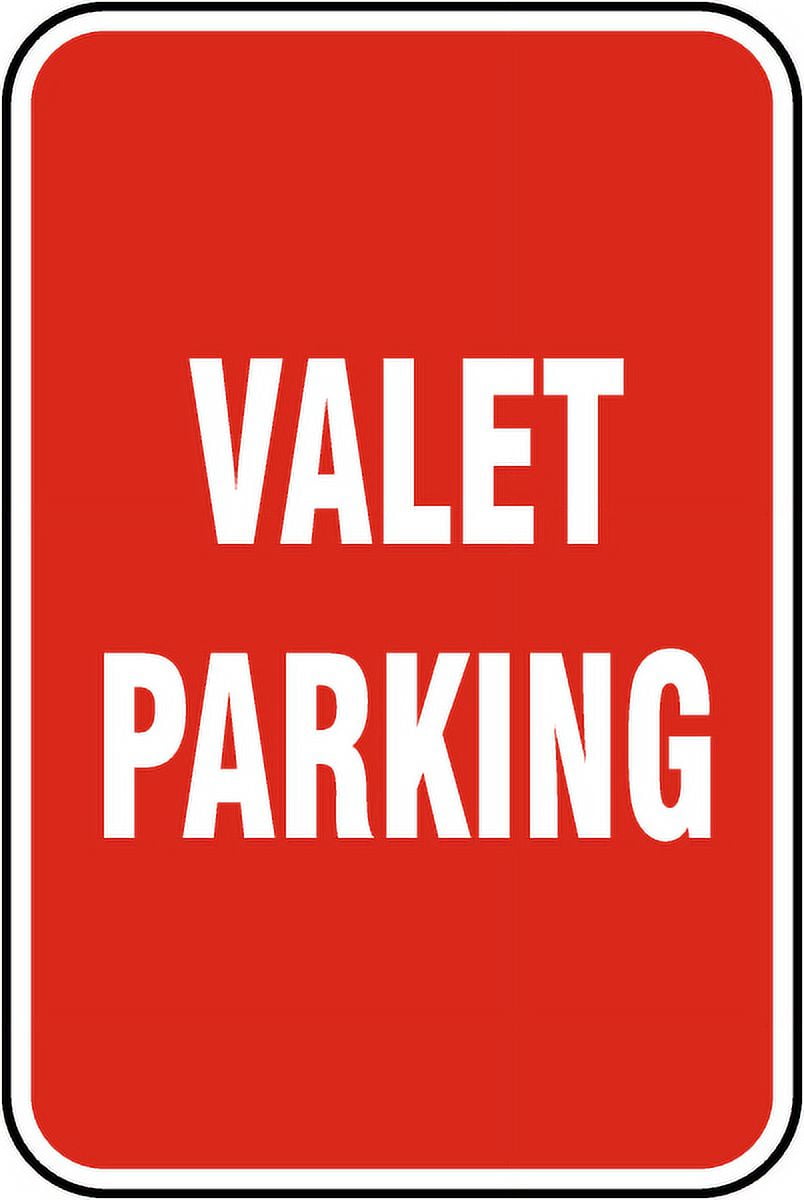 Vinyl Stickers - Valet Parking Sign 3 - Safety and Warning Warehouse ...