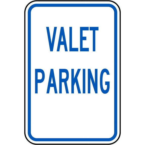 Vinyl Stickers - Valet Parking Sign 6 - Safety and Warning Warehouse ...