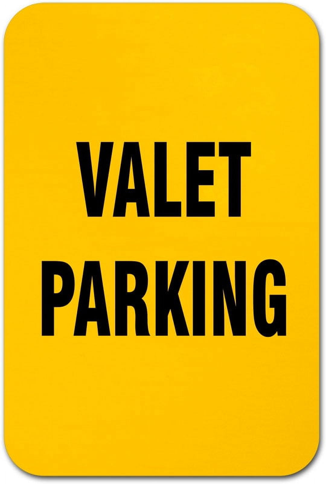 Vinyl Stickers - Valet Parking Sign 7 - Safety and Warning Warehouse ...