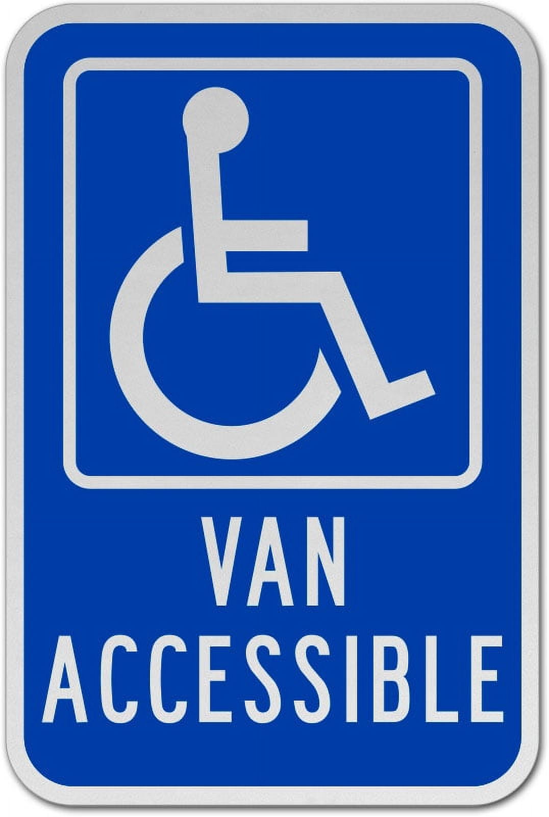 Vinyl Stickers - Van Accessible Parking Sign - Safety and Warning ...