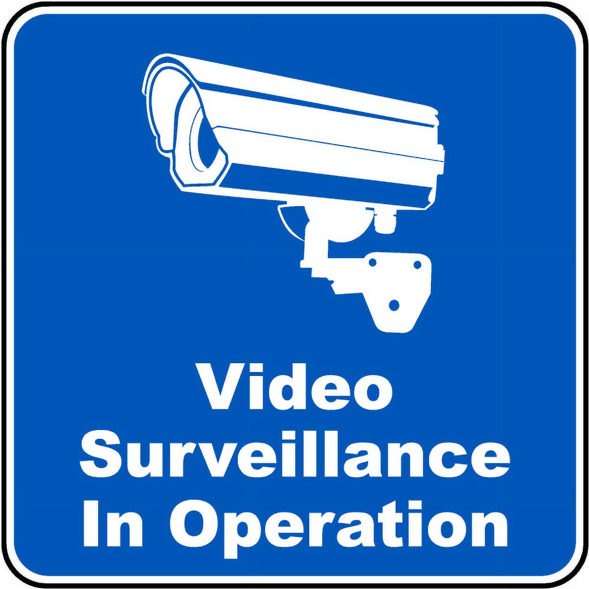 Vinyl Stickers - Video Surveillance in Operation Sign - Safety and ...