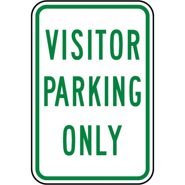 Vinyl Stickers - Visitor Parking Only Sign V2-Safety and Warning ...