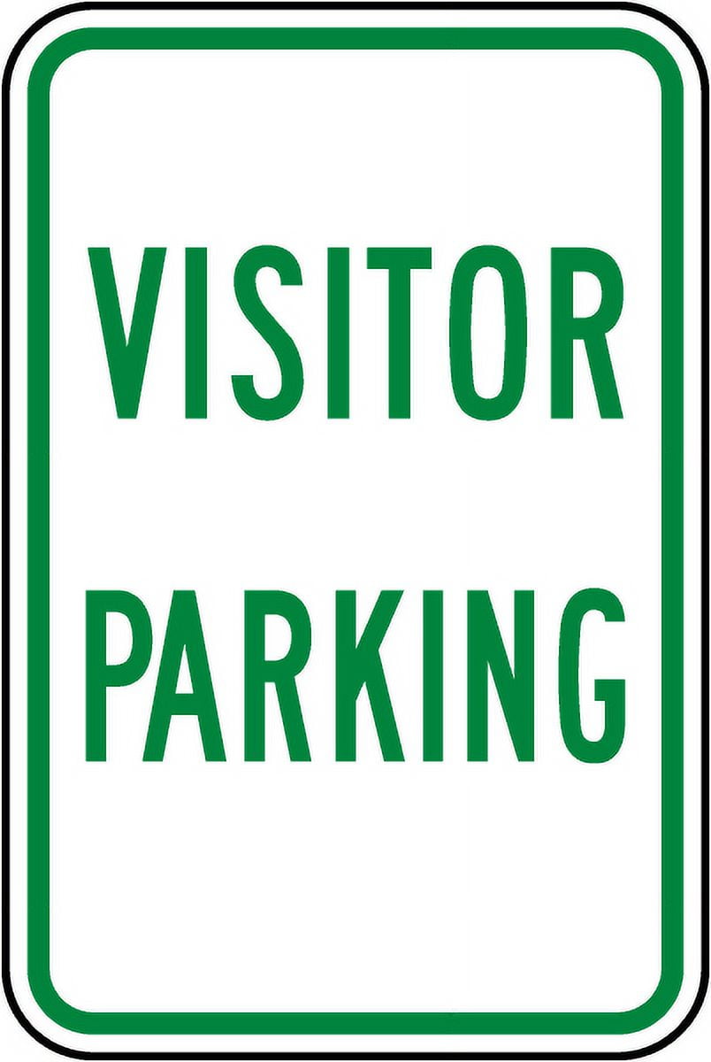 Vinyl Stickers - Visitor Parking Sign V4 - Safety and Warning Warehouse ...