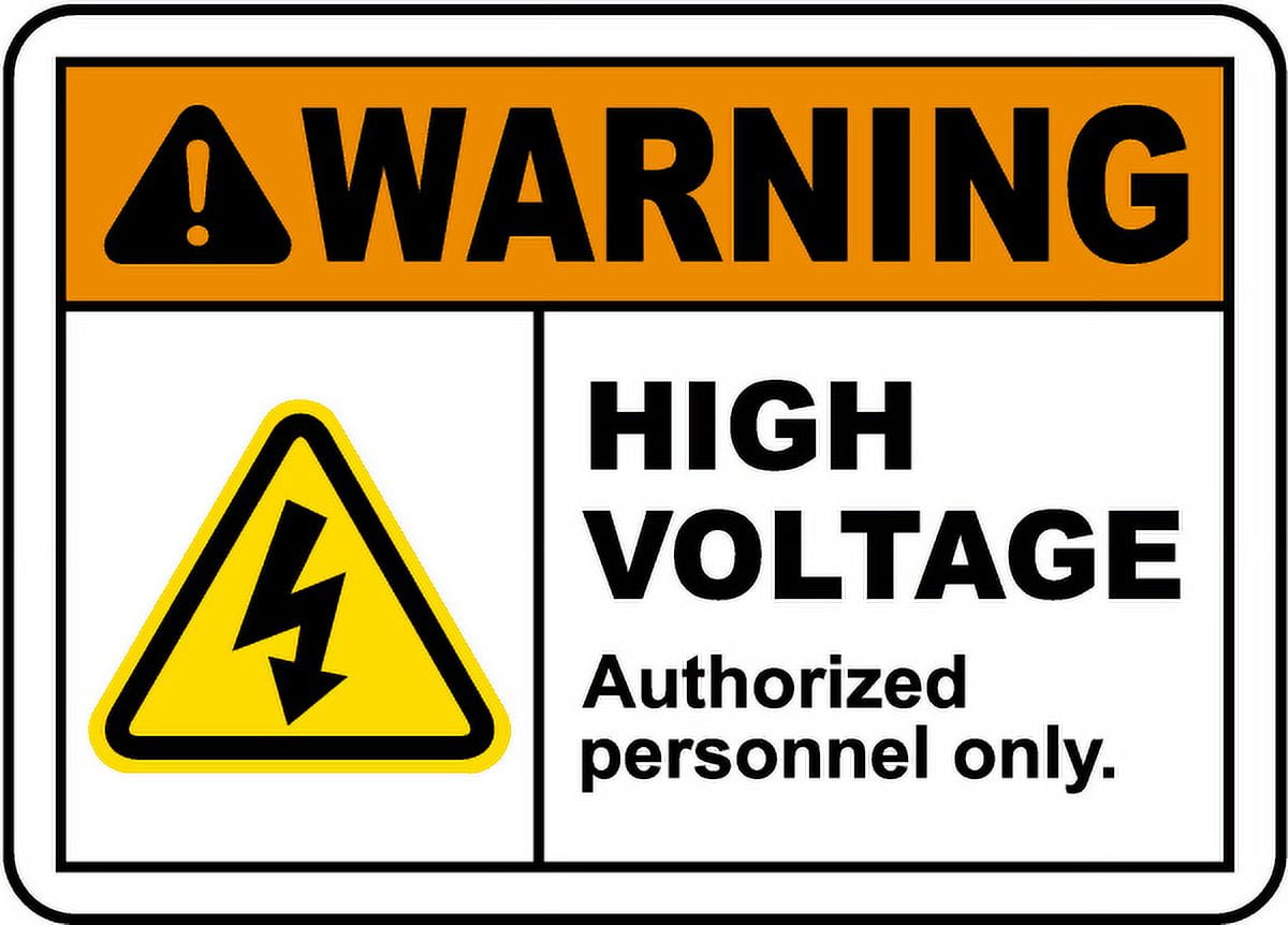Vinyl Stickers - Warning Authorized Personnel Only Sign - Safety and ...
