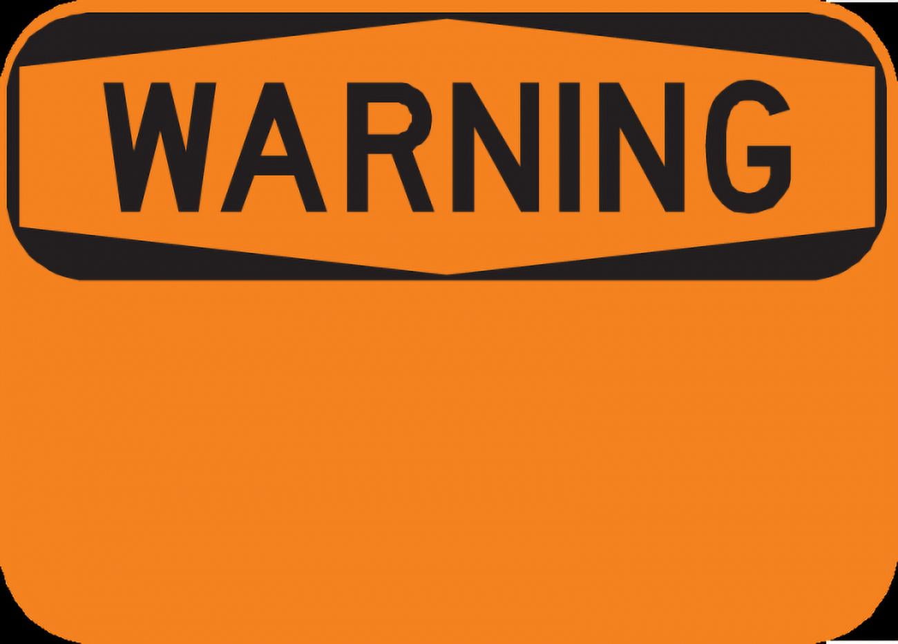 Vinyl Stickers - Warning Sign - Safety and Warning Warehouse Signs ...