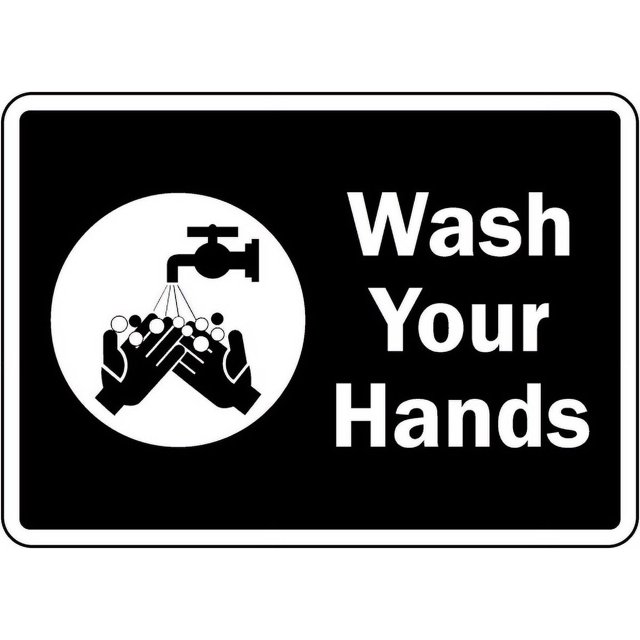 Vinyl Stickers - Wash Your Hands Sign - Safety and Warning Warehouse ...