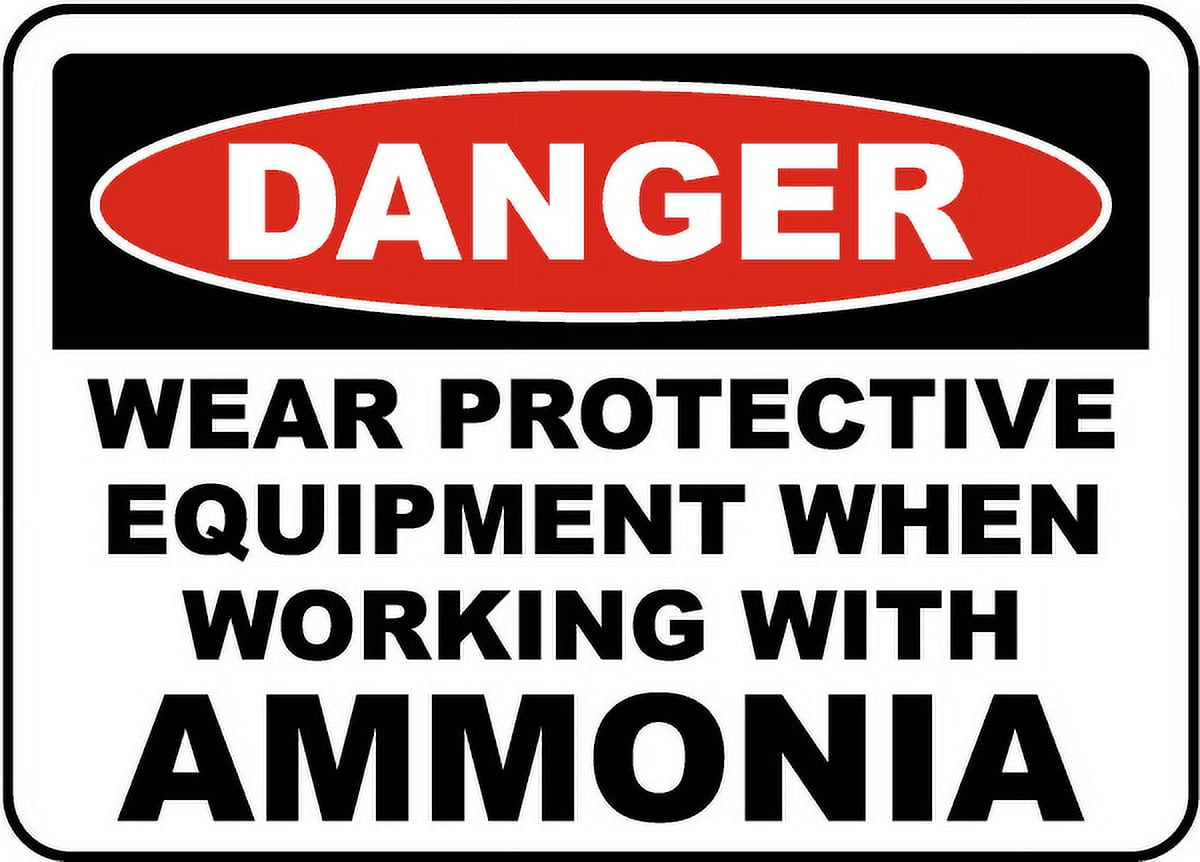 Vinyl Stickers - Wear Protective Equipment Sign Y6 - Safety and Warning ...